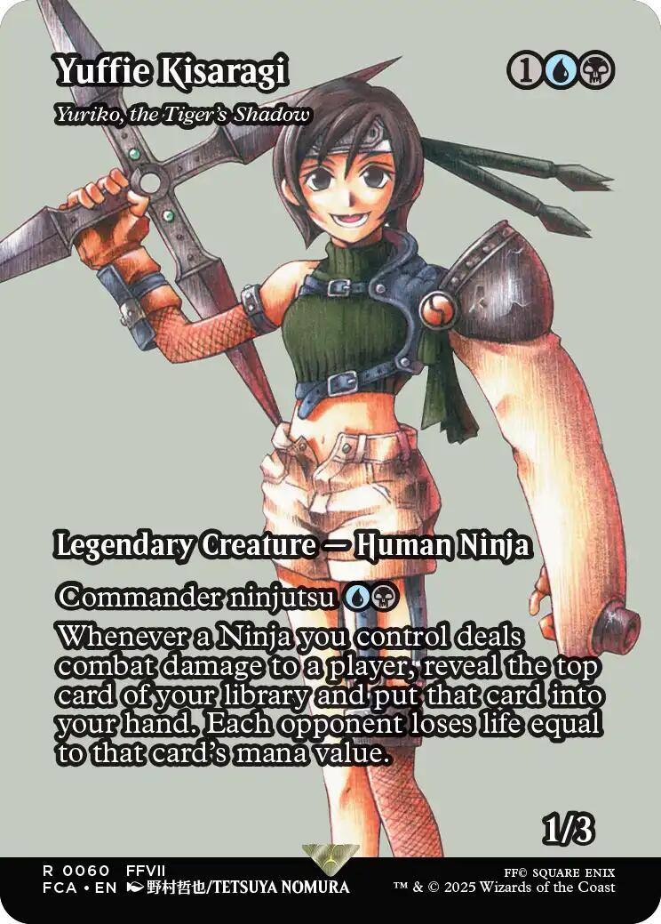 Yuriko, the Tiger's Shadow (Yuffie Kisaragi) - 60 - MTG C-AC – Pop ...