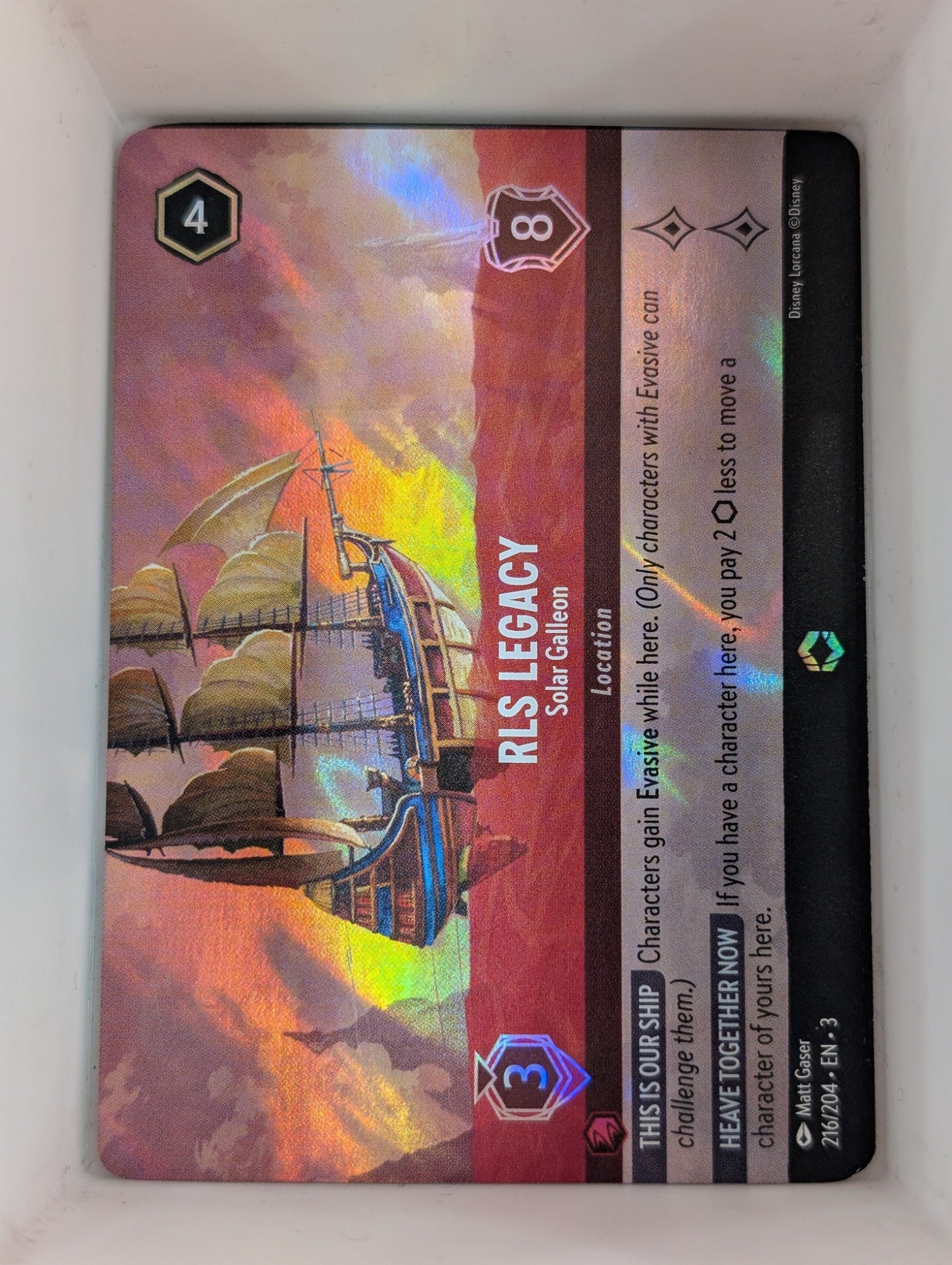 RLS Legacy - Solar Galleon Into the Inklands - 216 - Non-Foil PCL – Pop ...