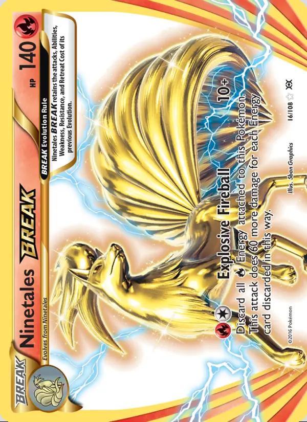 Ninetales BREAK 16 - XY Evolutions - Foil/Holo PCL – Pop Culture Larrikin
