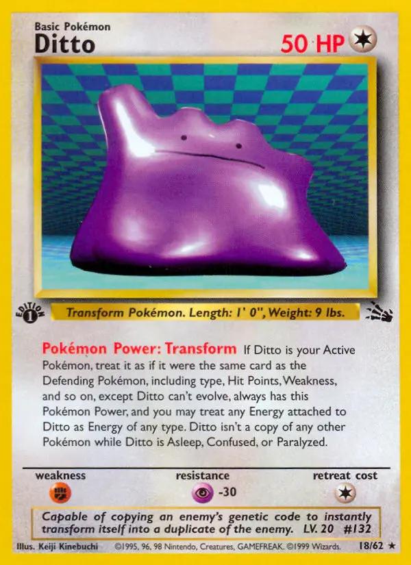 Ditto - 18 - Fossil - Original Series Non-Foil - PCL – Pop Culture Larrikin