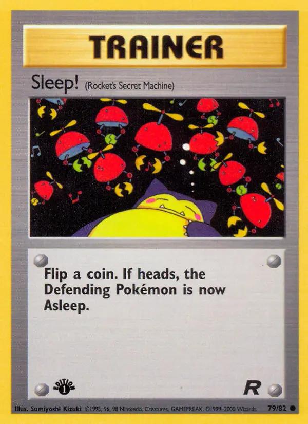 Sleep! - 79 - Team Rocket - Original Series Non-Foil - PCL – Pop ...