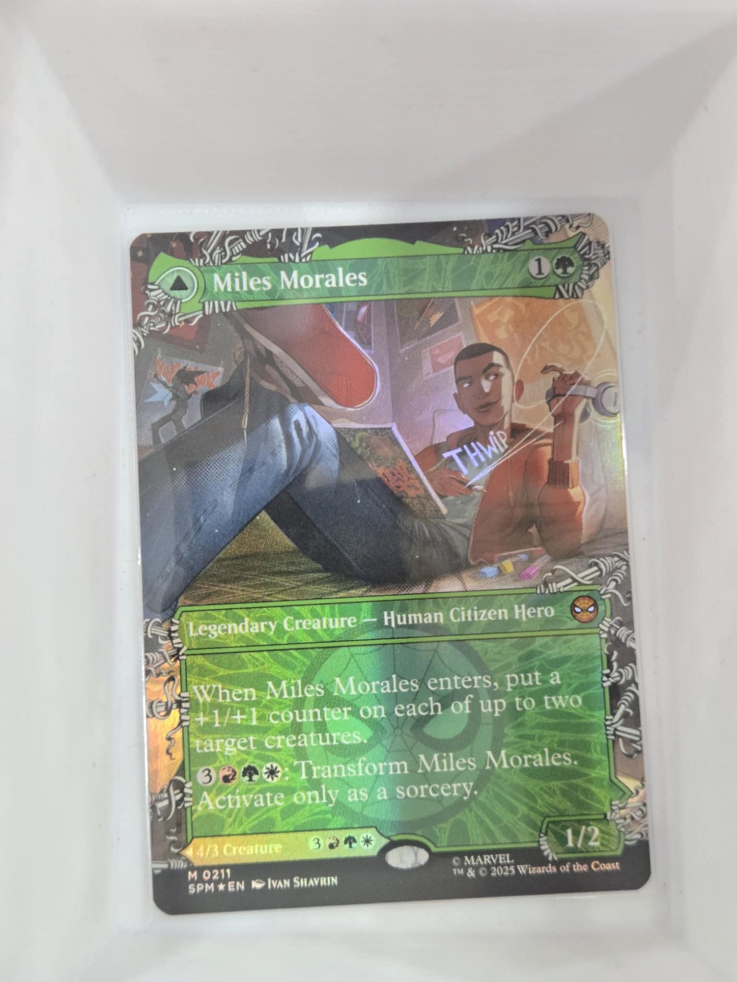 Miles Morales 211 - Marvel's Spider-Man - MTG Holo C-TM – Pop Culture ...