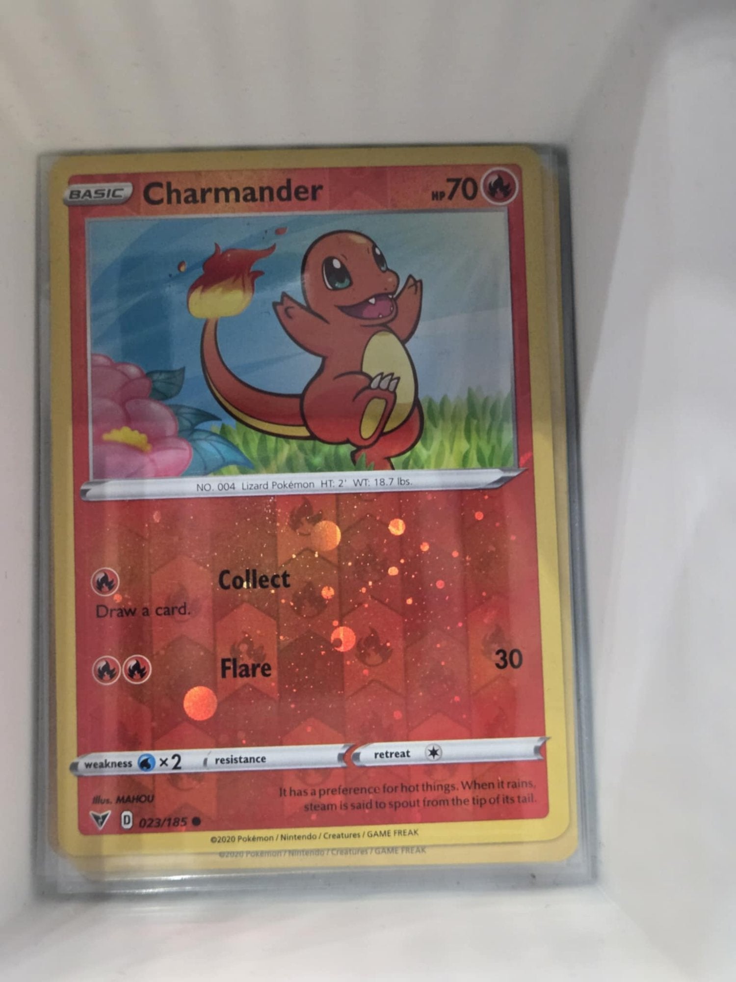 Charmander (Cosmos Reverse) 023 - Vivid Voltage - Sword and Shield Rev ...