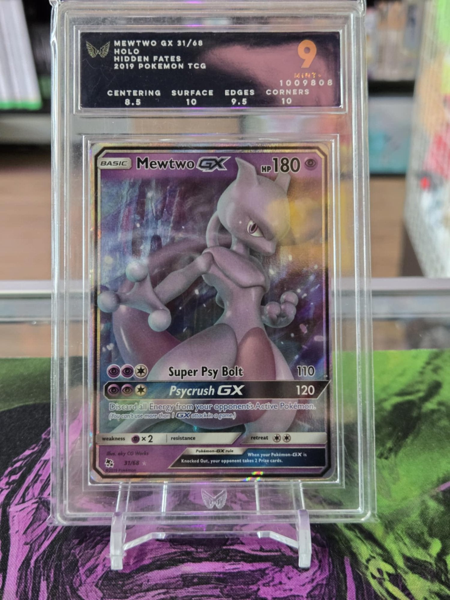 Mewtwo-GX 31 - Hidden Fates - Sun and Moon ARK 9 Graded – Pop Culture ...