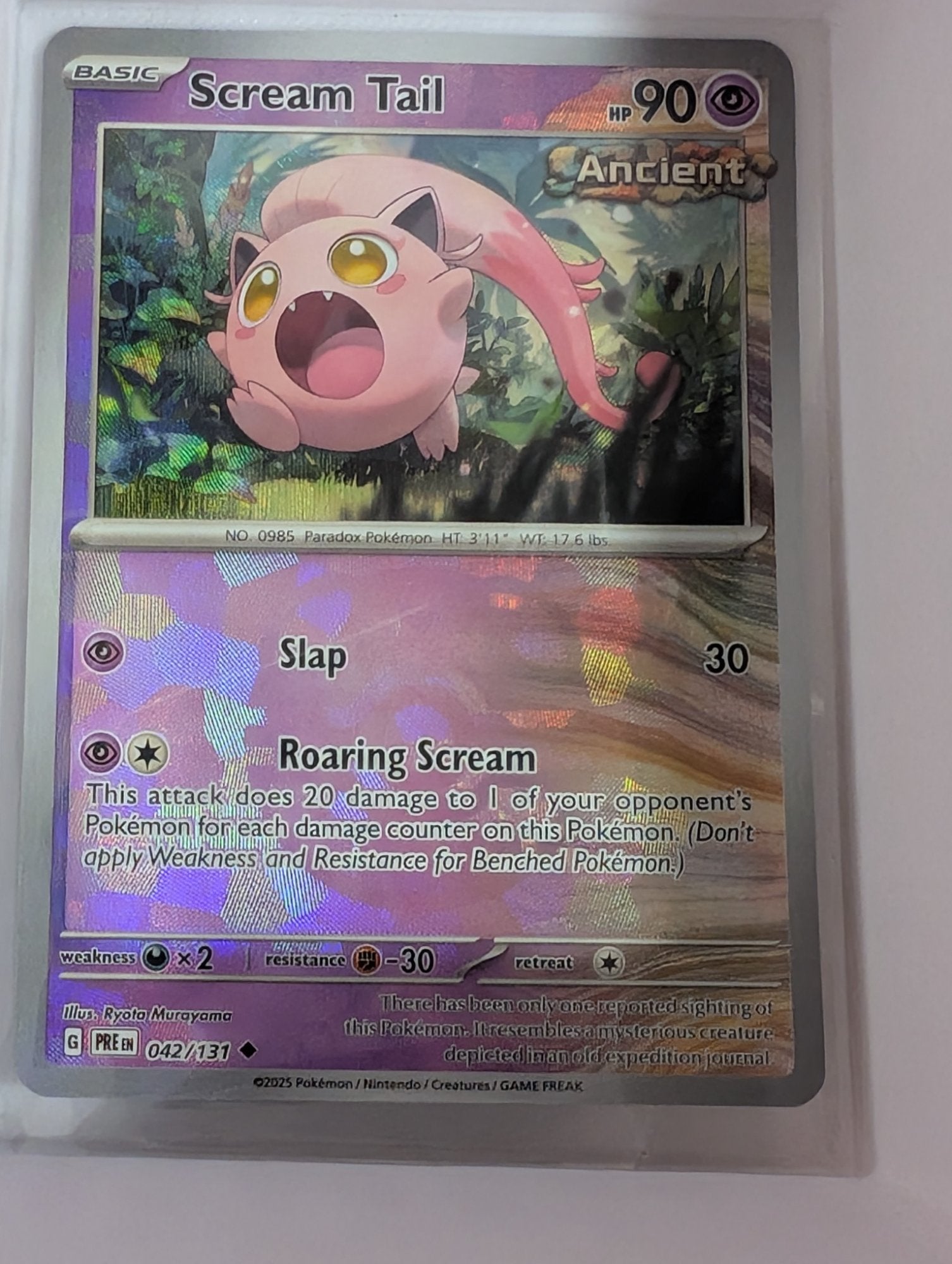 Scream Tail - Prismatic Evolutions - 42 - Masterball C-JT – Pop Culture ...