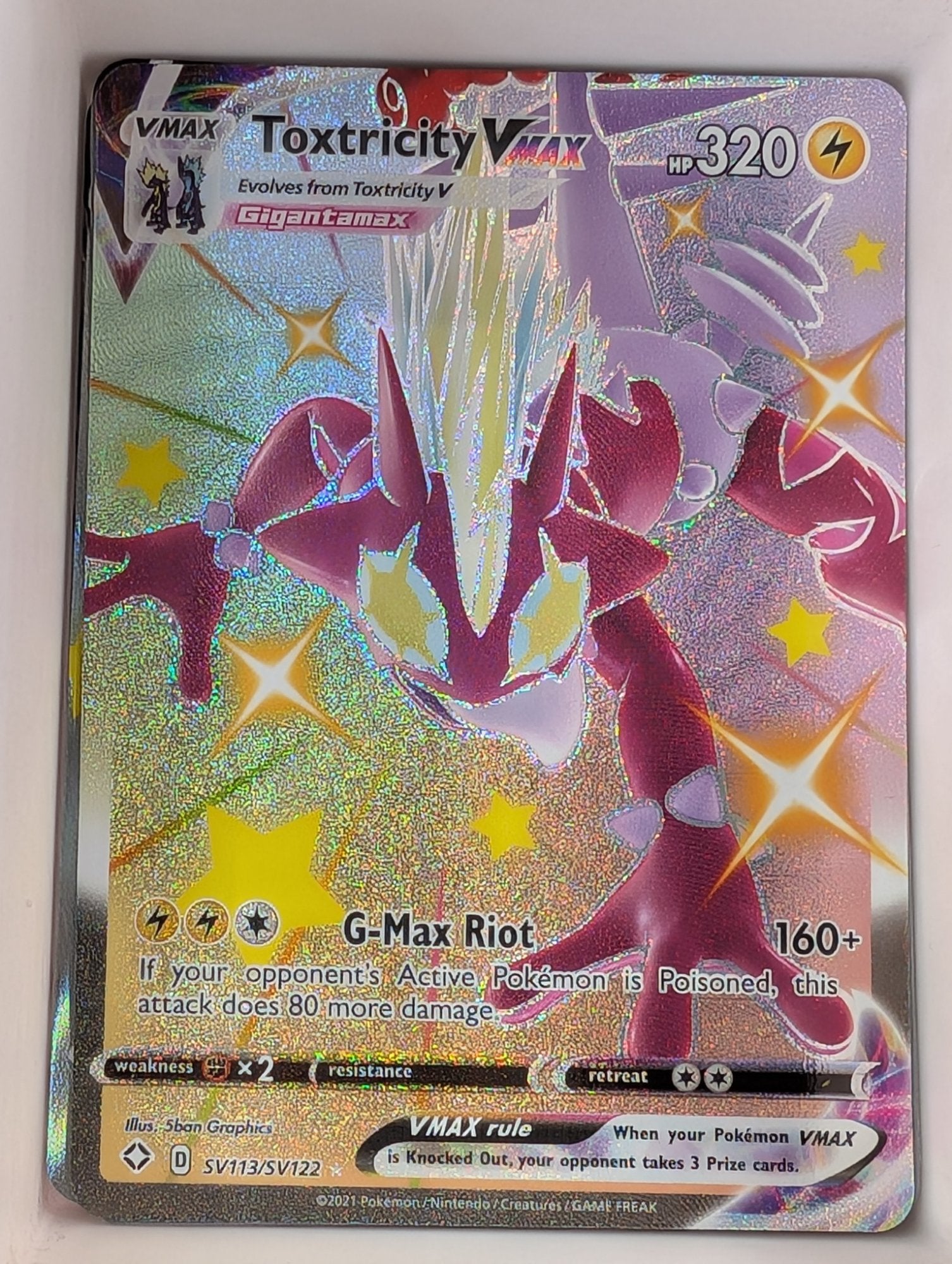 Toxtricity VMAX - Shining Fates - SV113 - Foil/Holo PCL – Pop Culture ...