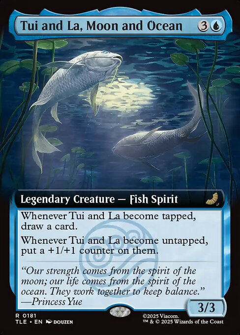 Tui and La, Moon and Ocean - 181 Extended Art - MTG: Avatar Eternal (T ...